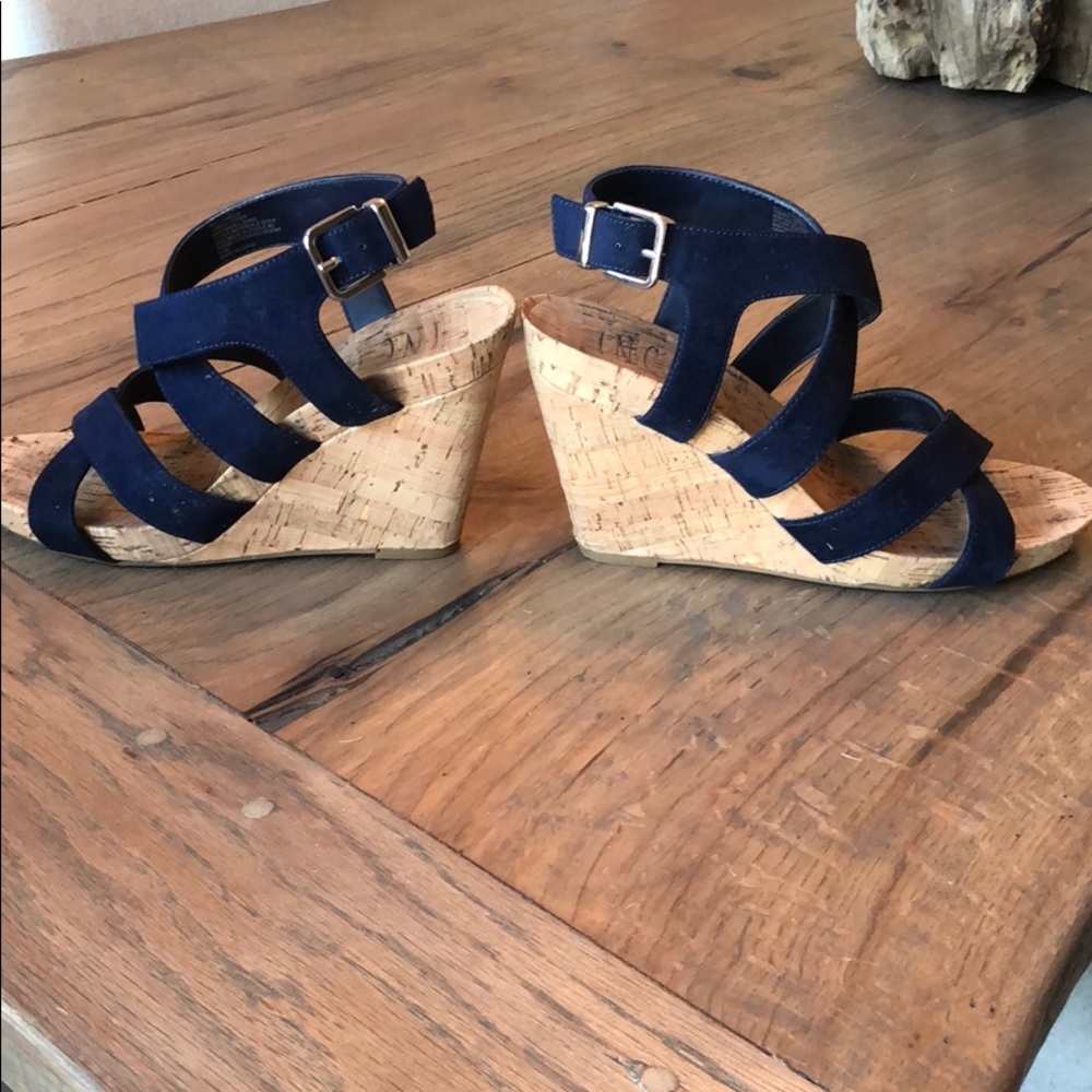 Blue Strappy Shoes - Gem